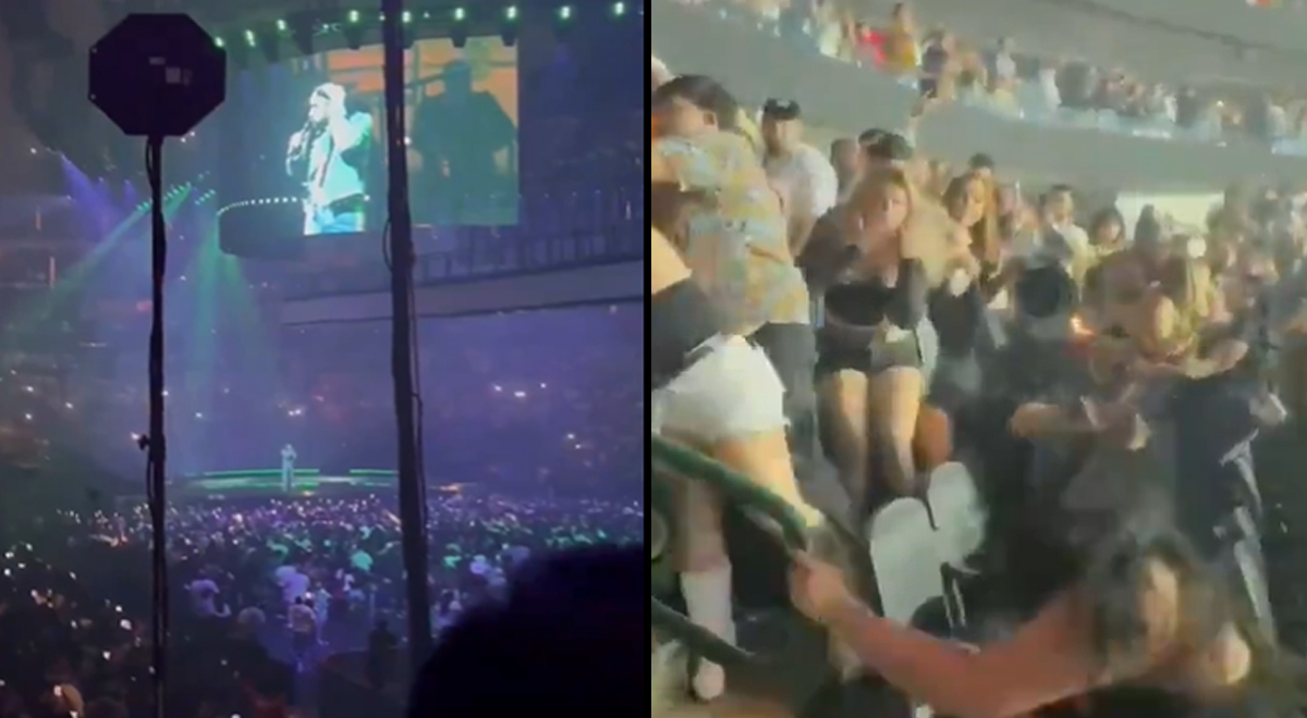 TikTok viral: Bad Bunny cantaba en concierto y cámara capta impensada ...