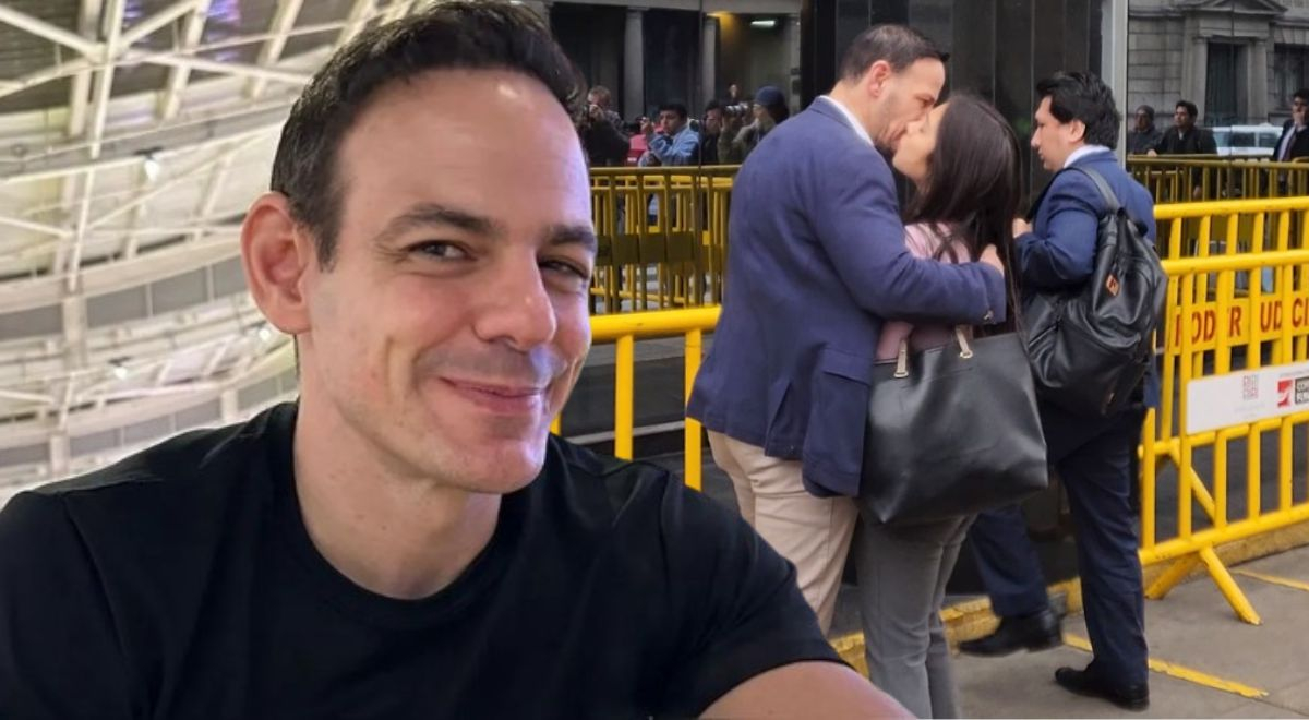 Keiko Fujimori: Mark Vito besa a su nueva pareja en juicio de su ex ...