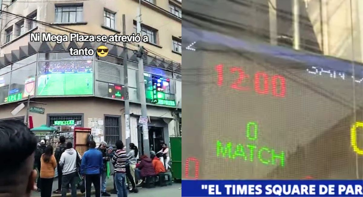 TikTok viral | "Times Square Paruro": peruanos en el Centro de Lima ven ...