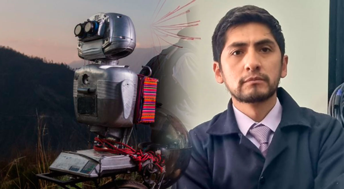 Profesor huancavelicano, Walter Velásquez, crea el primer robot ...