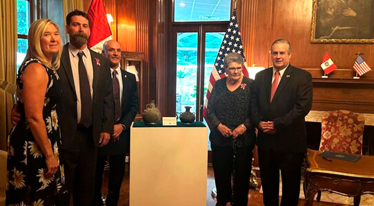 Estados Unidos le devuelve al Perú milenarios objetos de valor ...