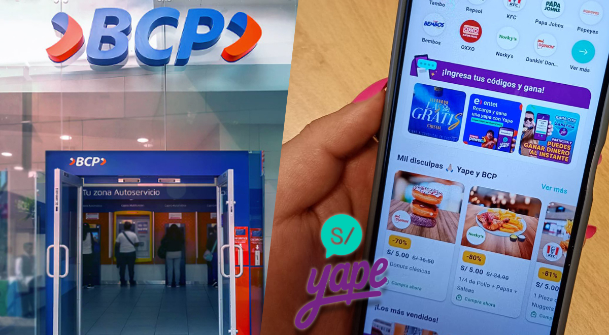 BCP y Yape se disculpan tras masiva caída y lanzan súper promoción a 5 ...