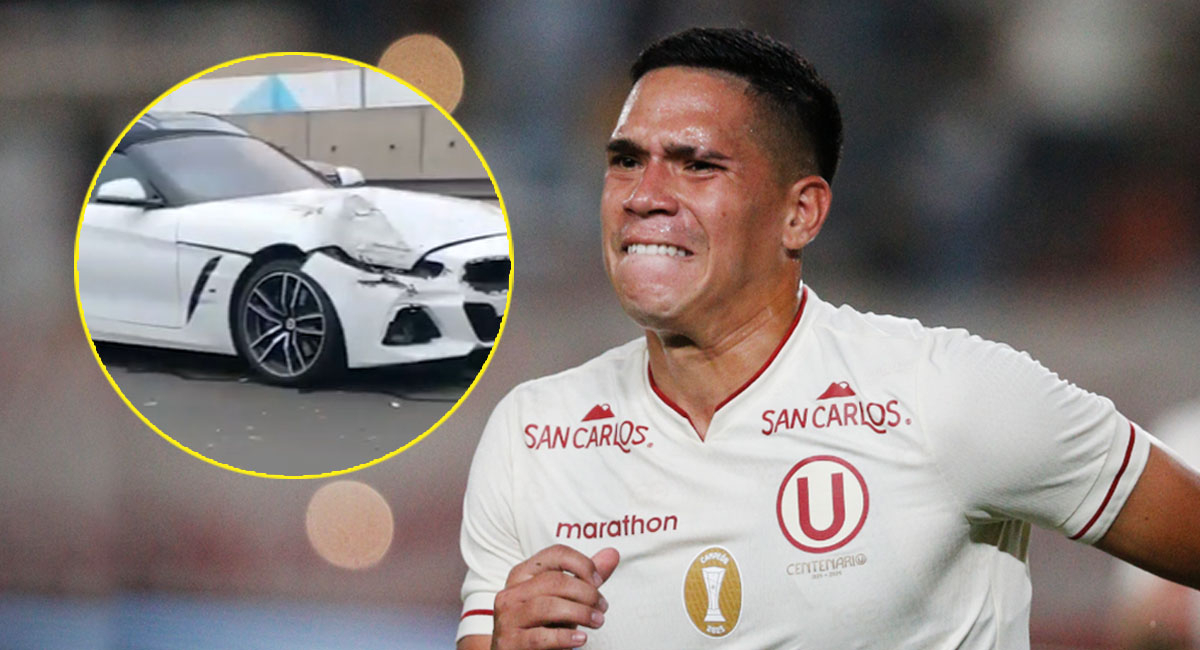 Yuriel Celi, futbolista de Universitario, sufre accidente de tránsito ...