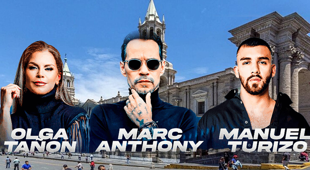 Serenata a Arequipa con Marc Anthony, Olga Tañón y Manuel Turizo: fecha ...