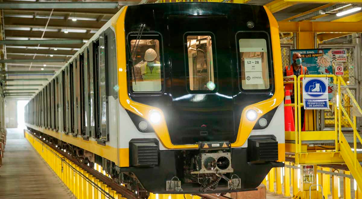 Línea 2 del Metro de Lima: Primer tren subterráneo del Perú, fecha para ...