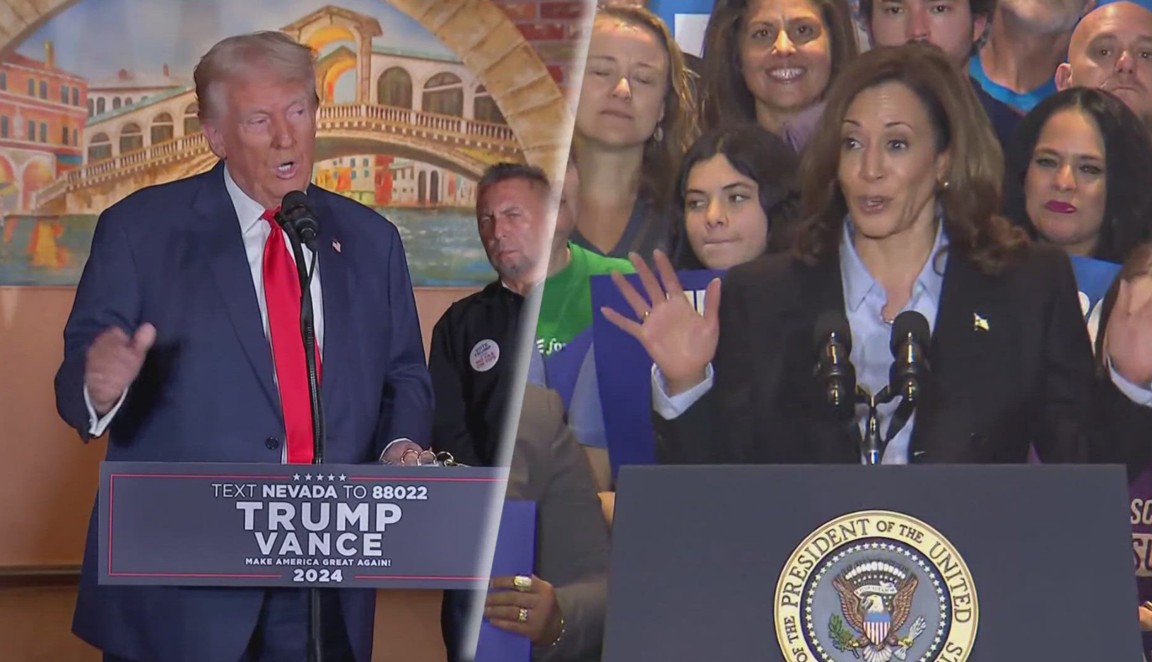 A qué hora y dónde ver el debate Kamala Harris vs. Donald Trump EN VIVO ...