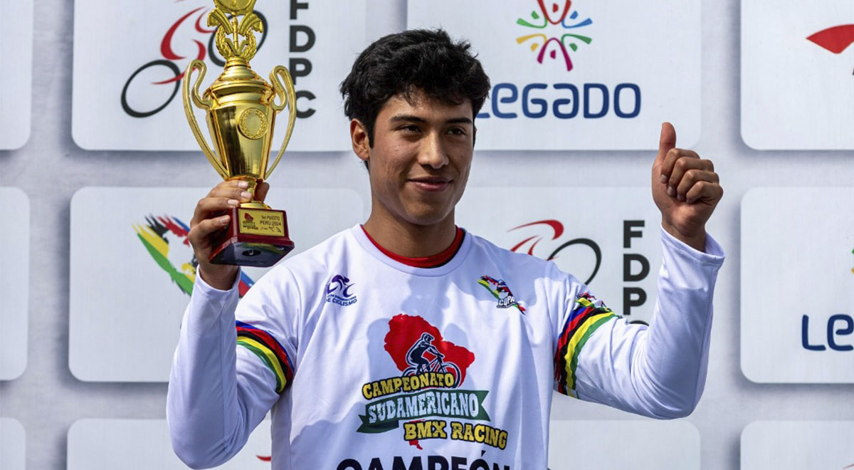 José Francisco Mamani es Campeón Sudamericano de ciclismo BMX Racing ...