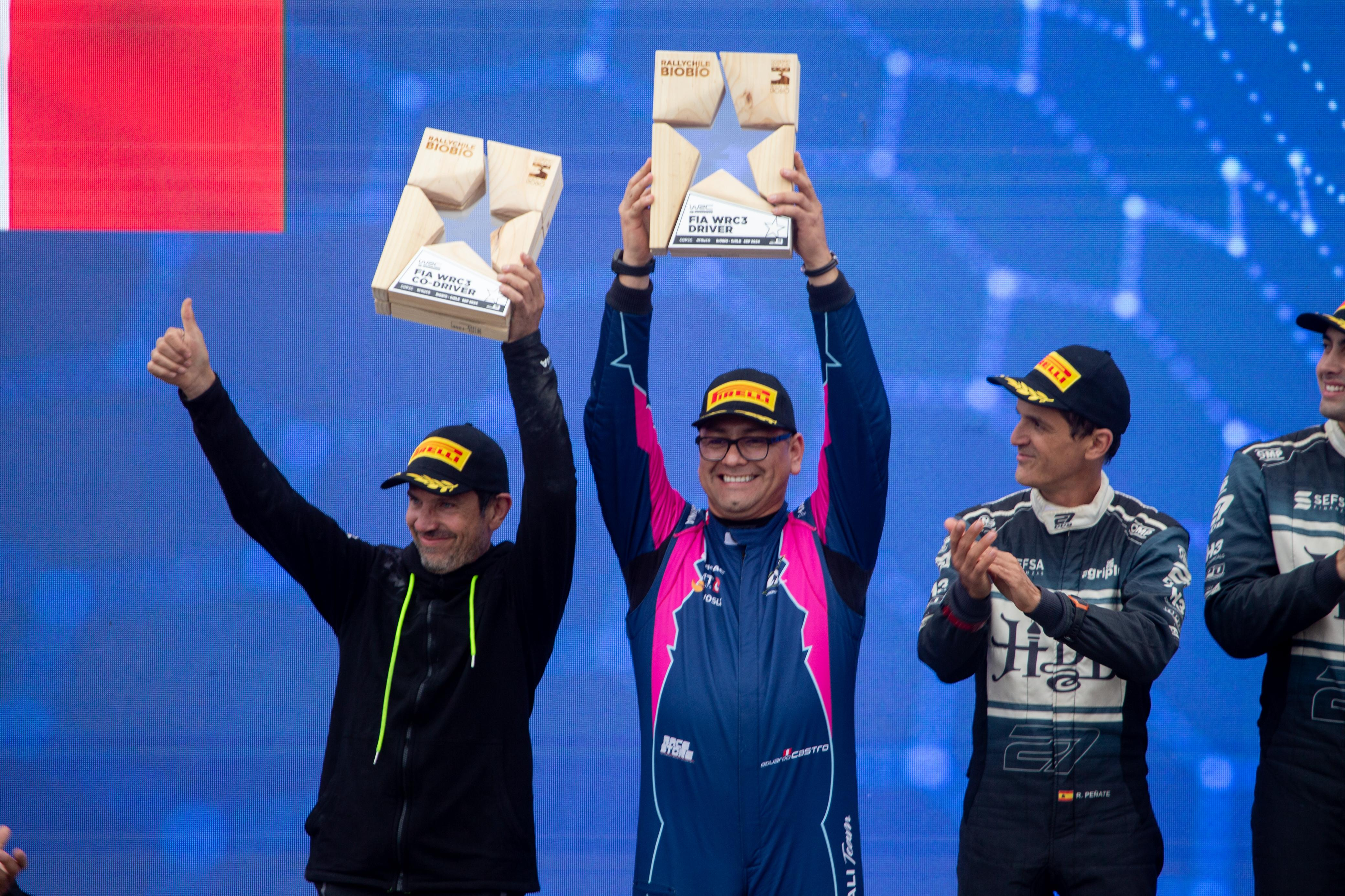 Piloto peruano sube al podio en Mundial de Rally en Chile | El Popular