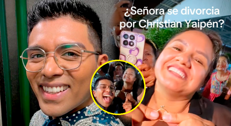 Christian Yaipén del Grupo 5: Fan enamorada le roba beso y le declara ...