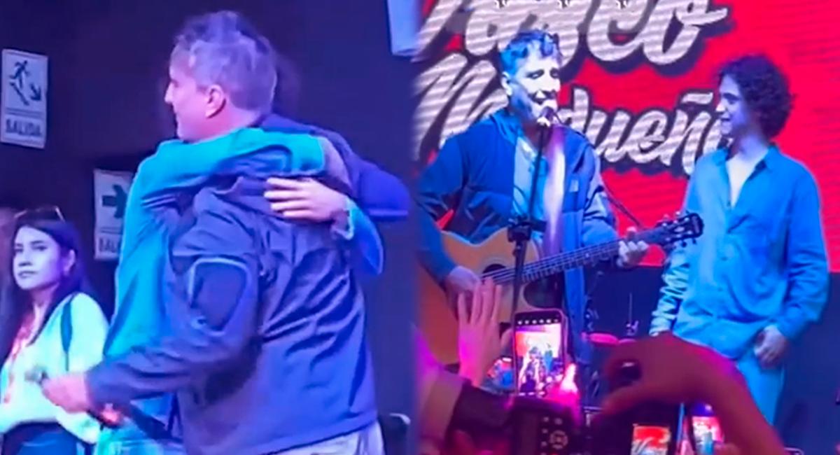 Guillermo Dávila y Vasco Madueño se abrazan, pero reacción de cantante genera polémica en redes ...