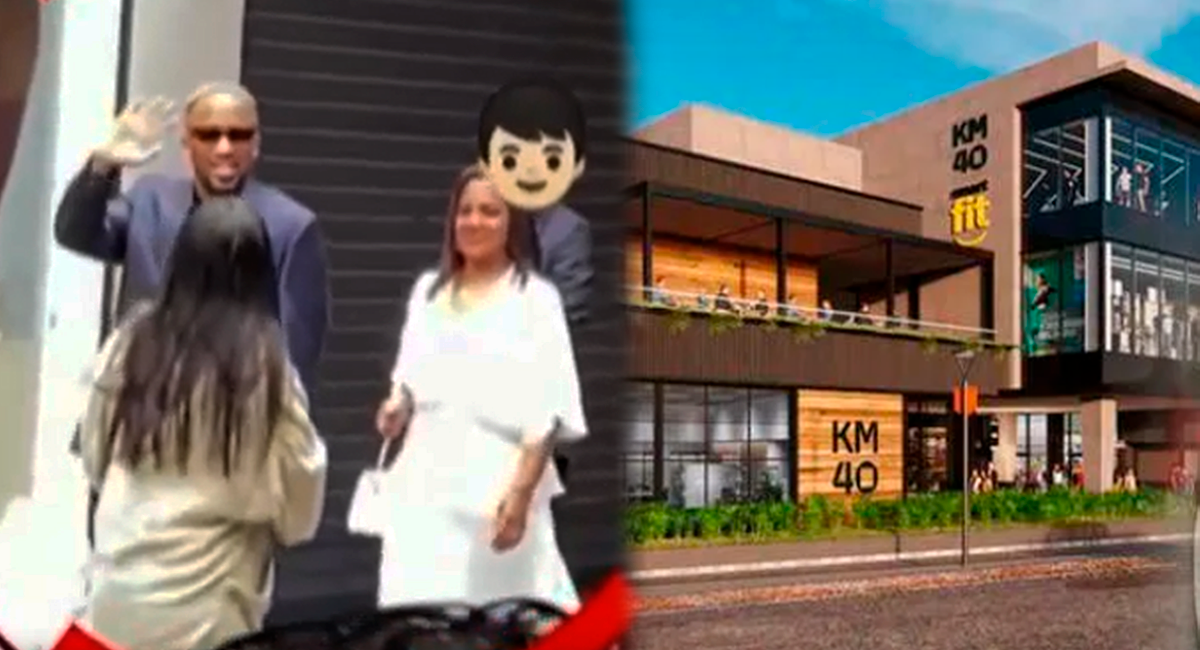 Jefferson Farfán inaugura su mall 'KM40': así llegó a las instalaciones junto a su madre Doña ...
