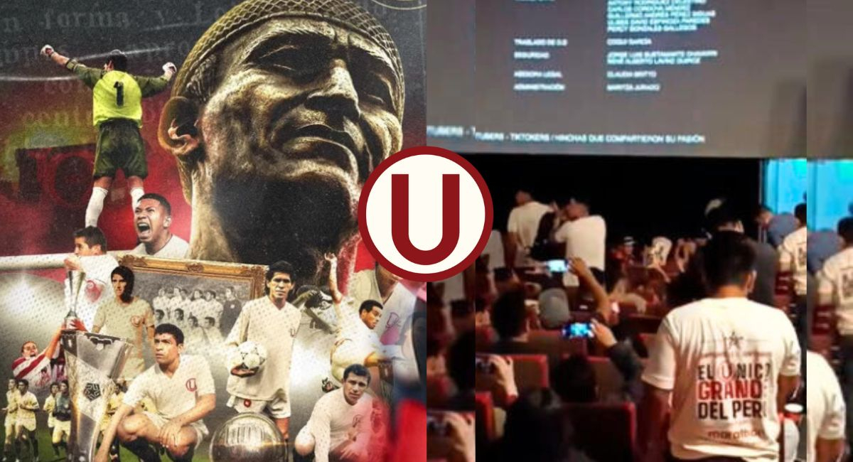 Hinchas de Universitario disfrutan de la PELÍCULA del centenario en el ...
