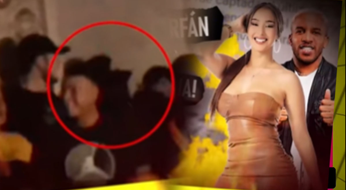 ¡Ampay! Jefferson Farfán y Xiomy Kanashiro son grabados BESÁNDOSE en fiesta tras negar relación ...