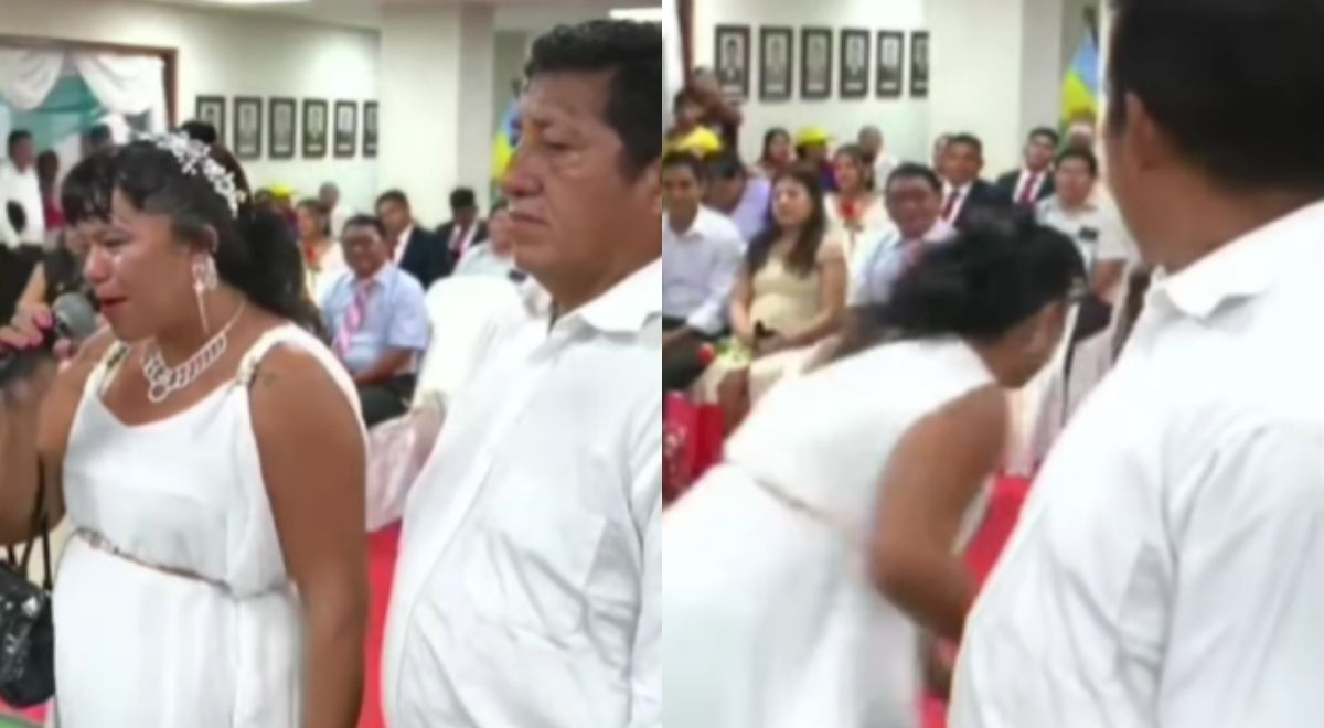 Novia deja PLANTADO a su novio en plena boda en Bagua y su mensaje SORPRENDE a todos ...