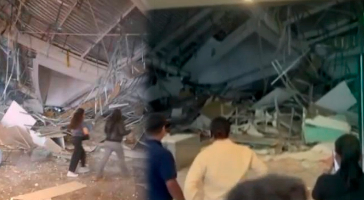 Reportan 3 muertos y más de 20 heridos tras el colapso del techo del Real Plaza Trujillo | El ...