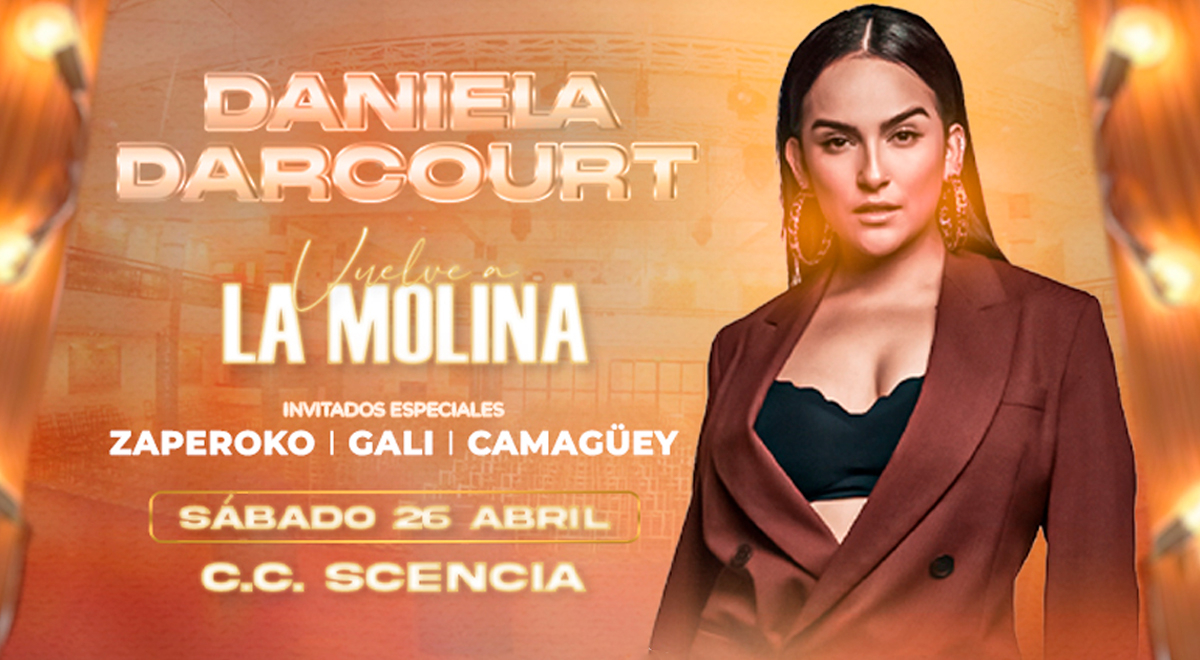 Daniela Darcourt vuelve a La Molina con noche de salsa el C.C. Scencia: Precios, zonas y más ...