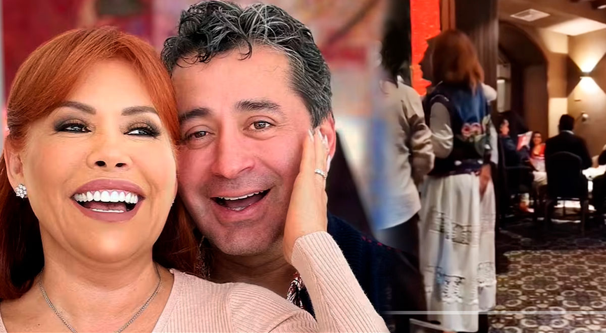 Alfredo Zambrano es captado en comprometedor momento con Magaly Medina ...