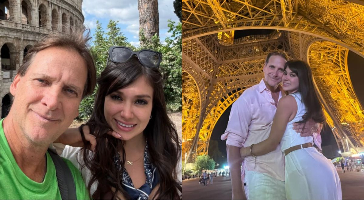 Christian Thorsen y su joven pareja Alejandra Castillo hacen viaje de ...