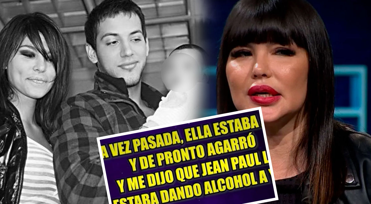 Angie Jibaja acusa a Jean Paul Santa María de dar ALCOHOL a su pequeño ...