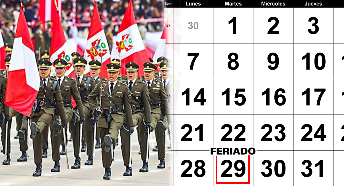 ¿Por qué es feriado el 29 de julio en Perú? Esto se celebra en Fiestas ...