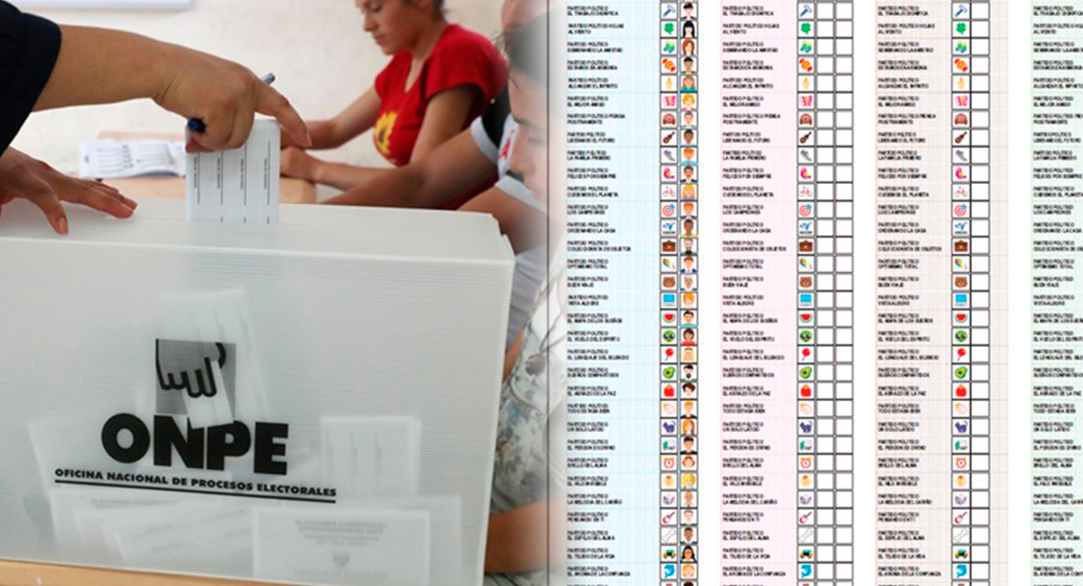 ONPE: así será la cédula para las elecciones 2026: peruanos elegirán a ...