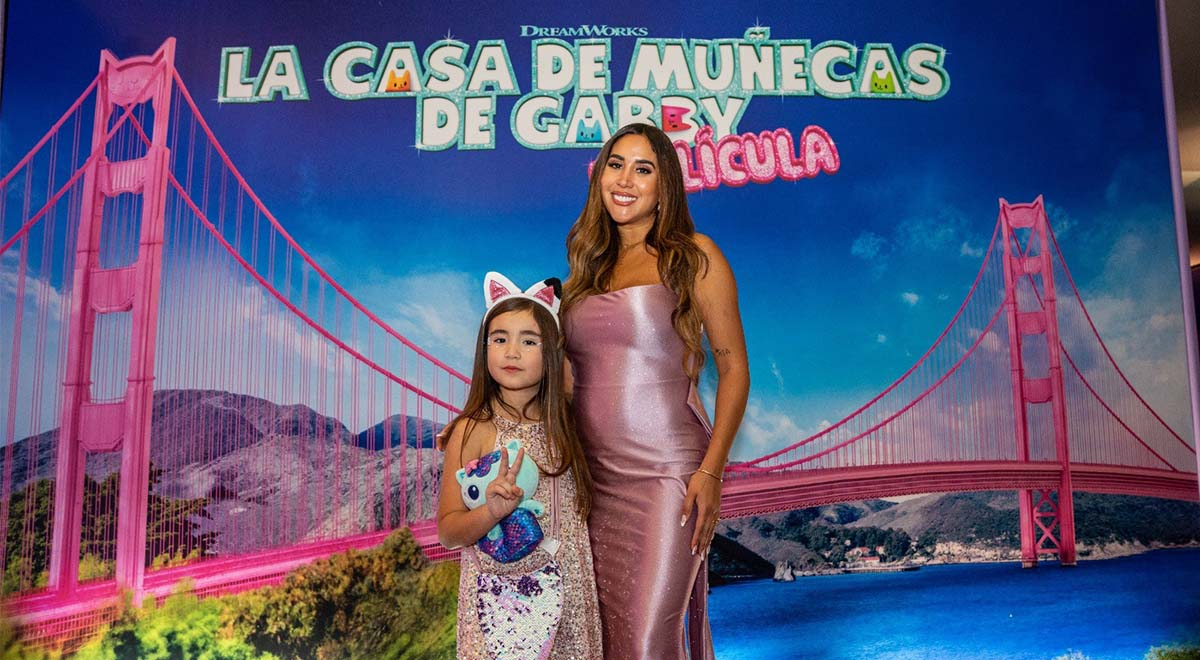 Melissa Paredes brilló con su hija en "La Casa de Muñecas de Gabby ...