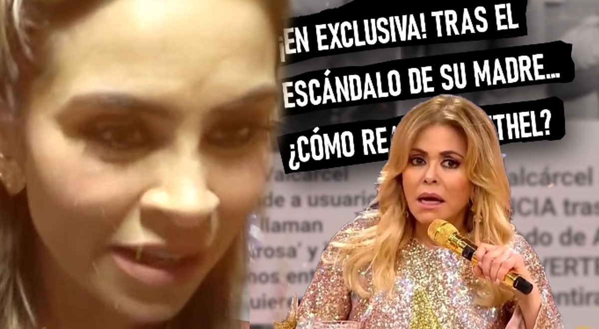 Ethel Pozo reacciona POR PRIMERA VEZ a polémica de Gisela Valcárcel con ...