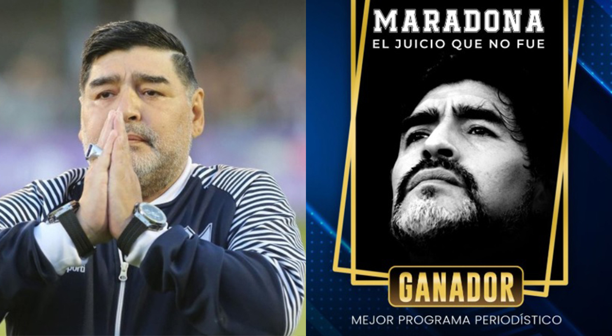 DNEWS ganó el premio PRODU por “Maradona, el juicio que no fue”, foto ...