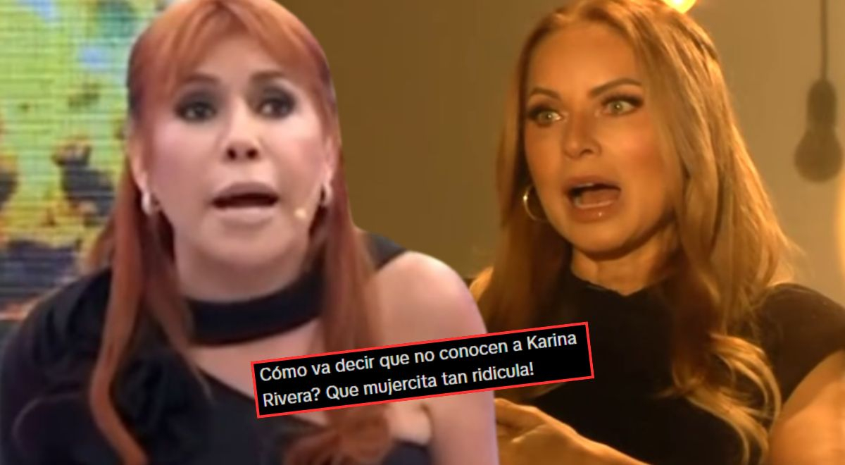 Magaly Medina: Usuarios la HUNDEN por MINIMIZAR a Karina Rivera tras problemas con María Pía ...