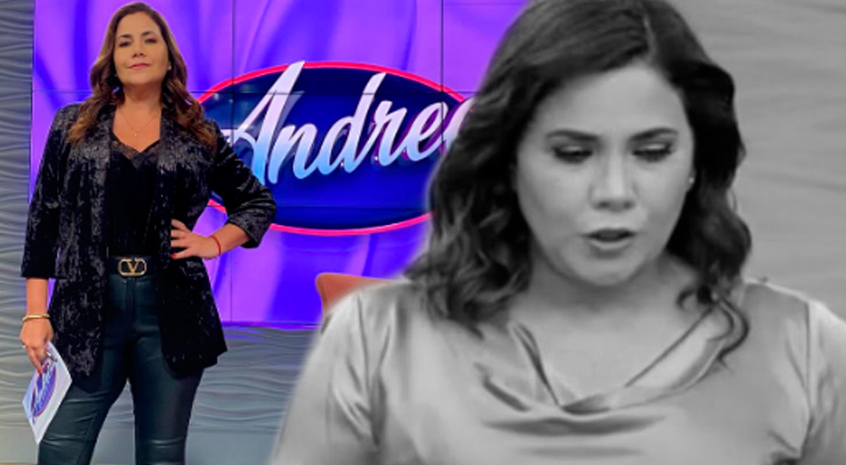 Andrea Llosa anuncia EL FIN de su programa 'Andrea' y hace IMPACTANTE ...