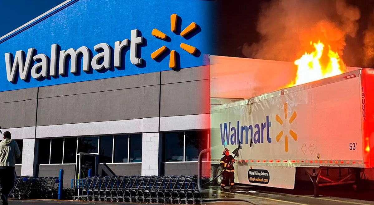 ALERTA EN WALMART | Decenas de clientes reportaron TERRIBLE INCENDIO y ...